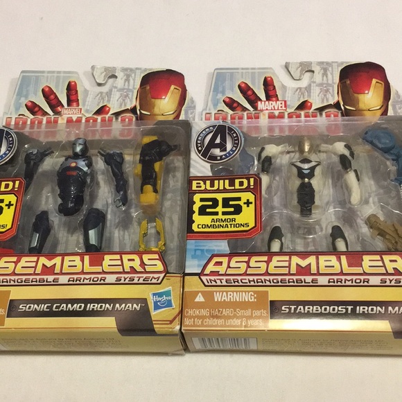 Marvel Iron Man 3 | Toys | Marvel Iron Man 2pk Assembler Action Figures ...